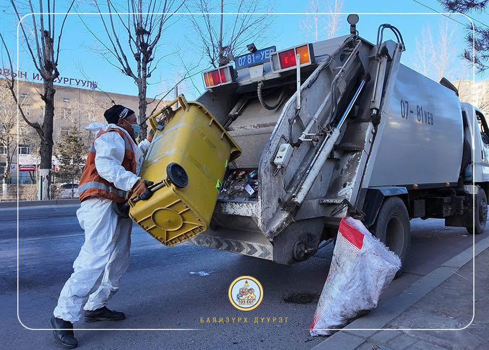 БҮХ НИЙТИЙН ИХ ЦЭВЭРЛЭГЭЭГЭЭР 5 2 САЯ АМ МЕТР ТАЛБАЙГААС 39 200 ТОНН ХОГ ХАЯГДЛЫГ ЦЭВЭРЛЭЖЭЭ